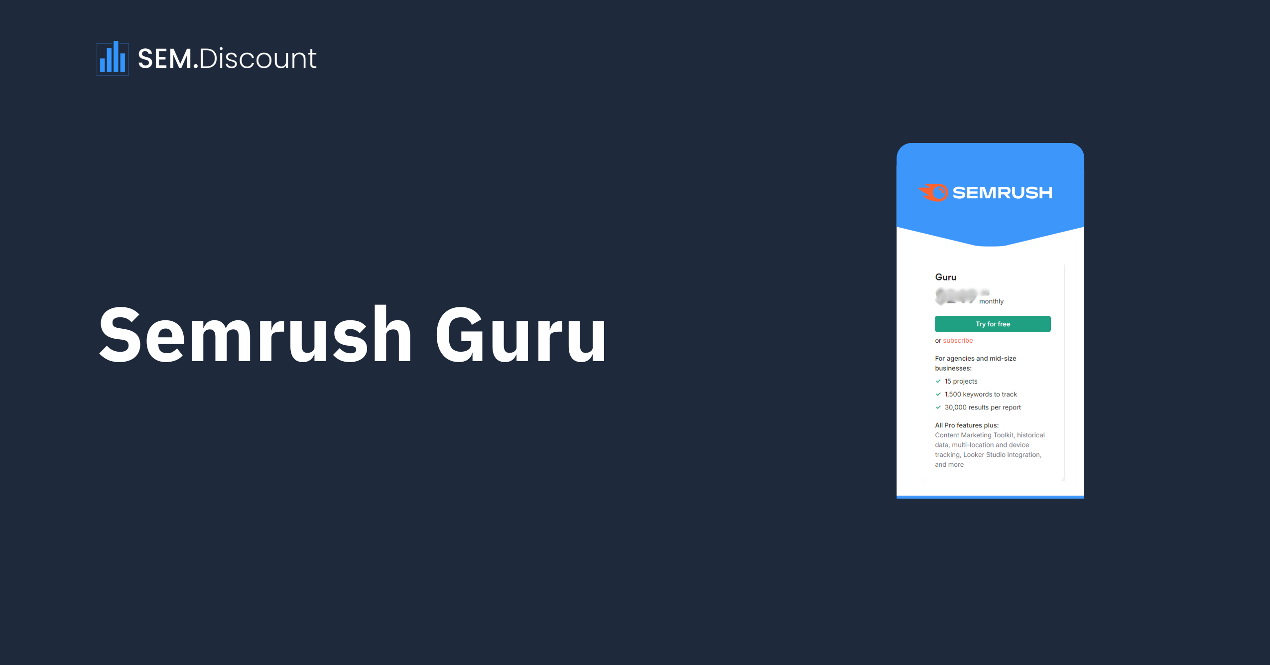 Semrush Guru Plan 2024 – Is It Worth Buying?